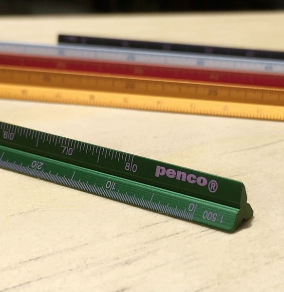 Penco Reduksjonslinjal 15 cm, Grønn - LUSH DIVE AS